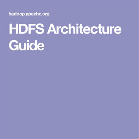 Hdfs Architecture Guide Architecture Guide Blog Themes Wordpress