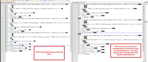 Bi Publisher Etext Template Inserting Carriage Return And Linefeeds