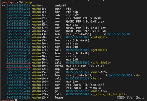 【pwn入门】用gdb调试64位程序 gdb 打印64位内存 csdn博客