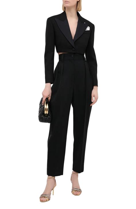 Женский черный шерстяной жакет Miu Miu купить в интернет магазине ЦУМ арт Mh1639 1r1 F0002