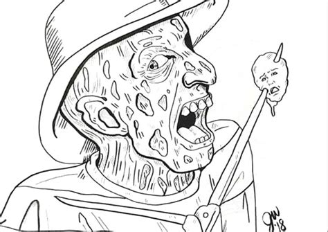 Freddy Krueger Boyama Sayfaları Boyama Online Freddy Krueger Boyama Sayfaları Boyama Online