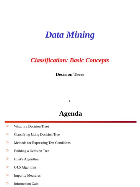 Classification Decision Trees Pdf Computer Programming Algorithms