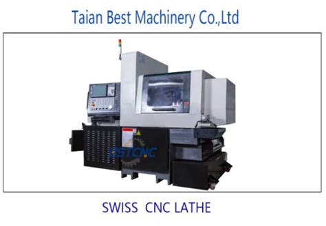 Bst G E Axis High Precision High Rigidity Swiss Type CNC Lathe Machine Swiss Type Machine
