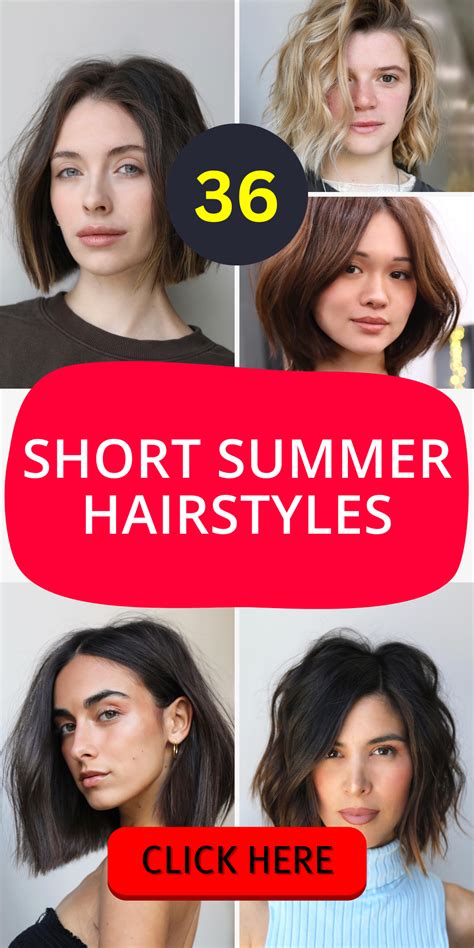 36 Short Summer Hairstyles Trendy Cuts For A Stylish Season