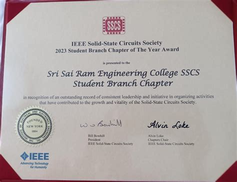 news ieee sri sairam engineering college sscs