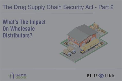 Dscsa Webinar Series Session 2 Dscsa Impact On Distribution Businesses Blue Link Erp