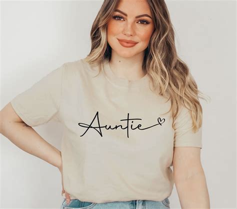 Auntie Svg Auntie Heart Svg Best Auntie Svg One Loved Etsy