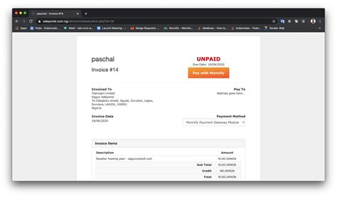 Monnify Payment Gateway Plugin Whmcs Marketplace