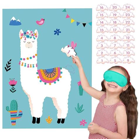 Buy Pin The Tail On The Llama Game Llama Birthday Party Supplies Fiesta