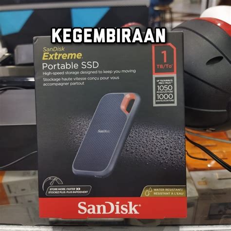 Jual Sandisk E61 Extreme Pro Portable Usb C Ssd 1tb External Eksternal Original Shopee Indonesia