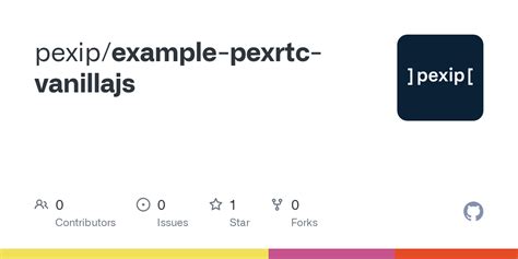 Github Pexipexample Pexrtc Vanillajs