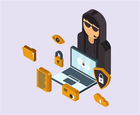 Isometric Cyber Security Vector