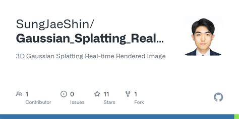 GitHub SungJaeShin Gaussian Splatting Realtime Render D Gaussian Splatting Real Time