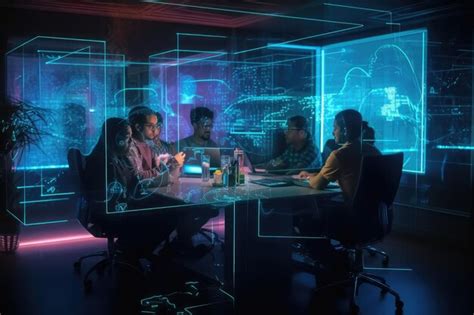 Premium Ai Image Cyber Security And Iot With Technology For Team