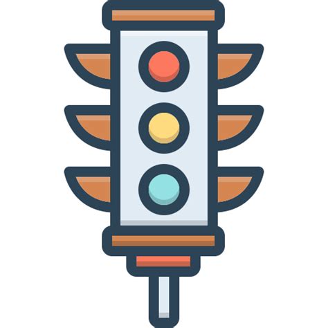 Crosswalk Light Semaphore Signal Stoplight Traffic Traffic Light Icon