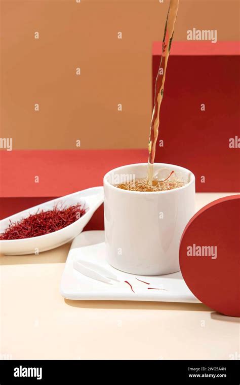 Beautiful Images Of Saffron Saffron Pictures Saffron Drinks High Quality Images Stock Photo