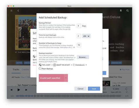 Qnap Backup Invalid Path Specified Qnapsynology Nas Roon Labs