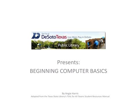 Beginning Computer Basics Pdf Operating Systems Computer Software