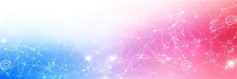 Blue And Pink Geometric Data Flow On A Soft Gradient Background