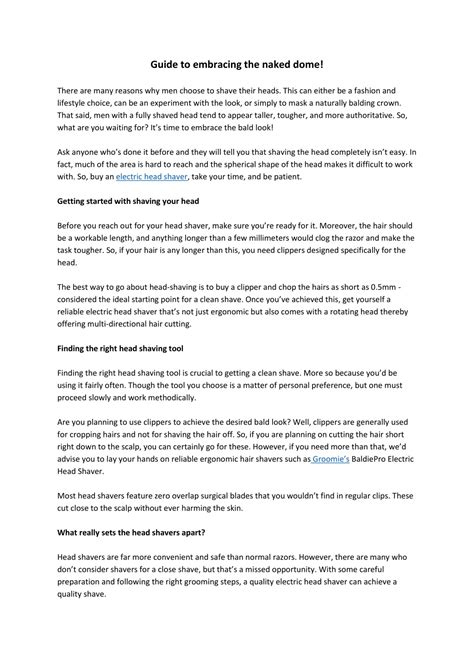 PPT Guide To Embracing The Naked Dome PowerPoint Presentation Free