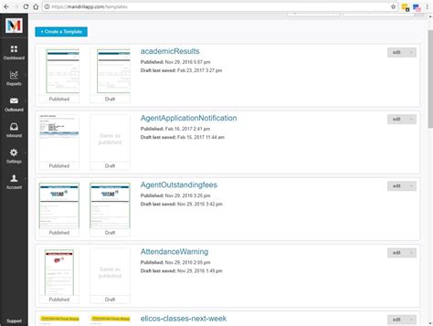 Mandrill Templates Sending Email Ebecas Documentation Williamson