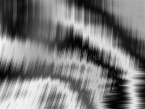 Black And White Abstract Monochrome Graphic Stock Illustration