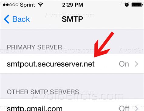 Unable To Send Email Rejected By The Server