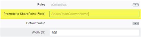Winshuttle Composer Help Center How To Promote Form Fields To Sharepoint