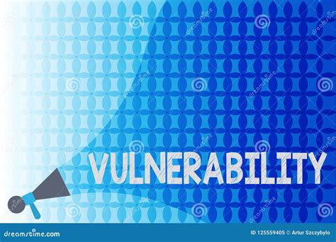 Word Writing Text Vulnerability Business Concept For State Of Being Exposed To The Possibility