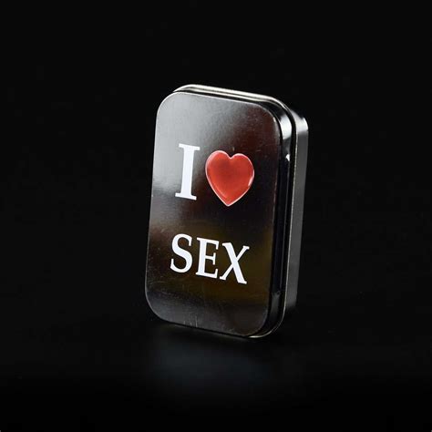 💋 Caja Con Bisagra I Love Sex