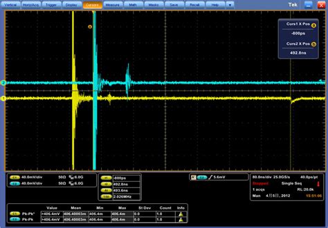 Signal Waveforms Received By The First Two Omni Directional Antennas