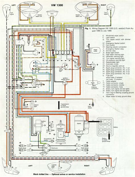 Vw Beetle Wiring Diagram 1968