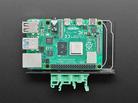 Din Rail Mount Bracket For Raspberry Pi Beaglebone Arduino The Pi Hut