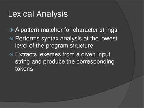 PPT Lexical And Syntax Analysis PowerPoint Presentation Free Download ID 1578177