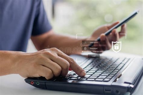 Cyber Security And Data Protection Log In With Username And Password Information Security And