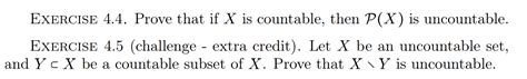 Solved EXERCISE Prove That If X Is Countable Then P X Chegg