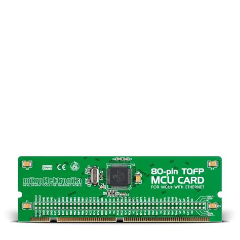 LV F Pin TQFP MCU Card With PIC F J