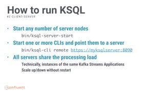 KSQL Open Source Streaming For Apache Kafka PPT