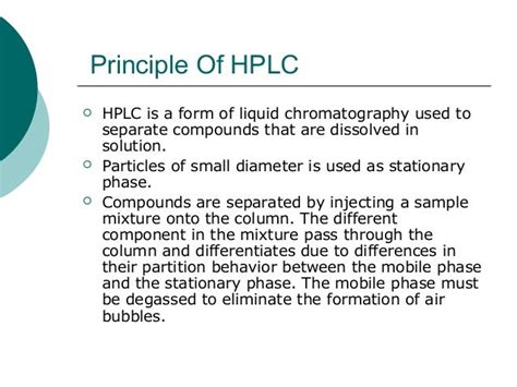 Hplc