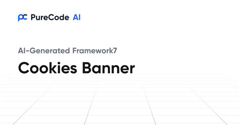 Build Great Framework7 Cookies Banner Components Faster Using Ai Tools