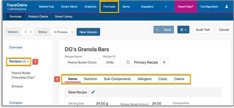 How To Create A New Recipe Enterprise Help Center