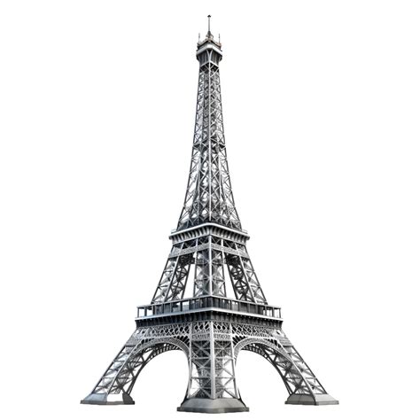 A Tower Made By Eiffel Against Transparent Background PNG