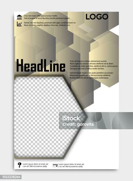 인쇄에 대 한 요소와 블랙 템플릿 플라이어입니다 사진 정보 블록 텍스트 블록에 대 한 공간을 가진 서식 2 페이지 소책자 사각 스타일 벡터 일러스트 레이 션 0명에 대한