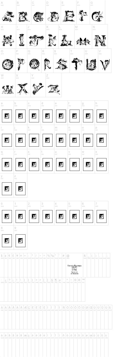 Vintage Erotique Font Dafont Com