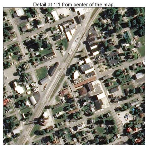 Aerial Photography Map Of Osgood In Indiana