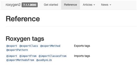 Maintain The Complete List Of Roxygen Tags As Rd Topics · Issue 1165
