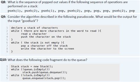 Solved Q An Array Of Size MAX SIZE Is Used To Implement A Chegg Com