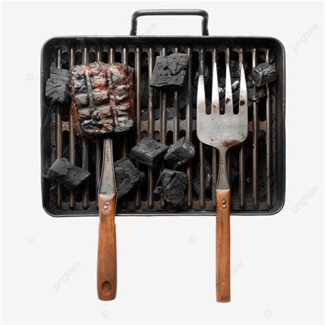 숯불 그릴 바베큐 포크 주걱과 바베큐 그릴 야외 파티 바베큐 Png 일러스트 및 이미지 에 대한 무료 다운로드 Pngtree