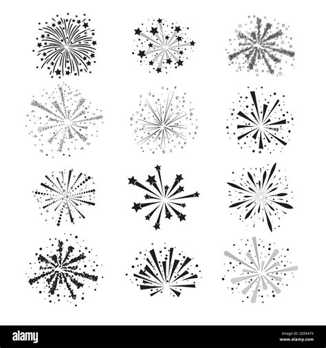 Fireworks Background Pattern Cut Out Stock Images And Pictures Alamy