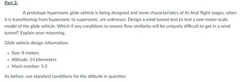 A Prototype Hypersonic Glide Vehicle Is Being Chegg